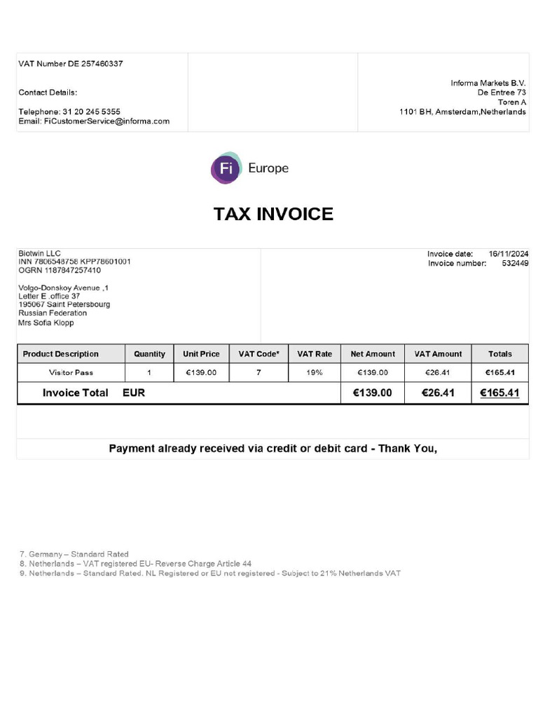 8-Invoice Fi - Europe - 2024 - Page-0001 | PDF