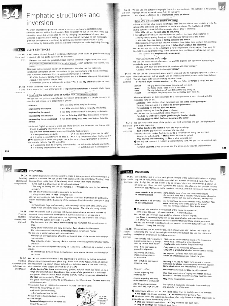 Cleft Fronting Inversion | PDF