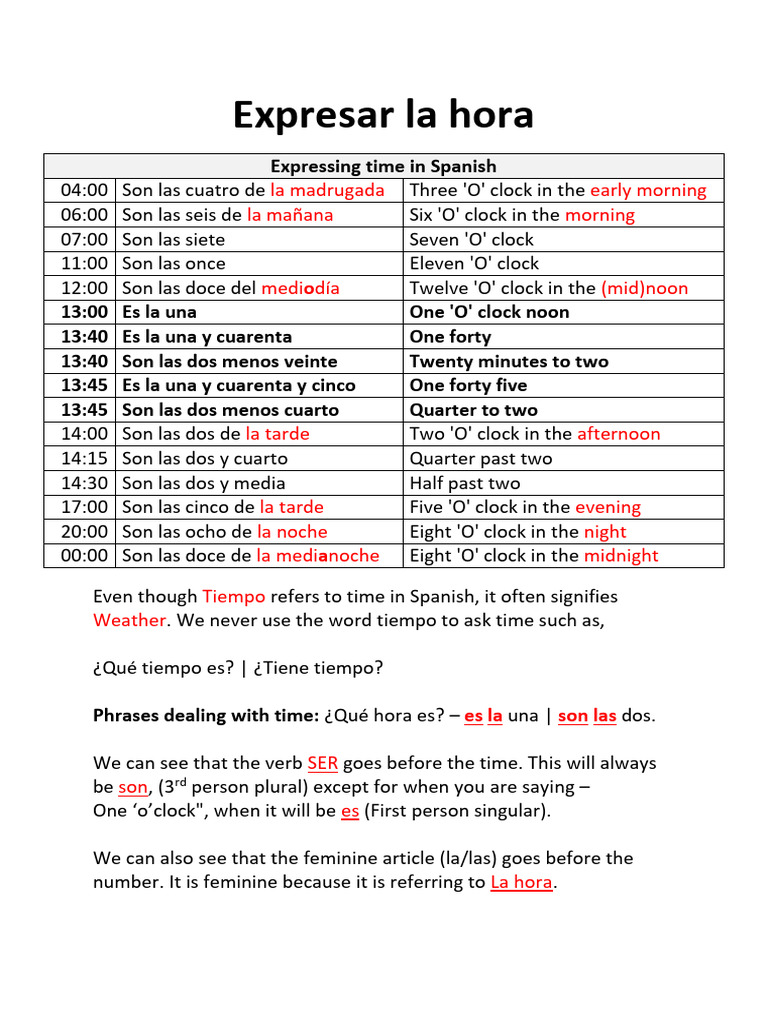 Notes On Chronological Time Factor | PDF | Linguistic Morphology ...