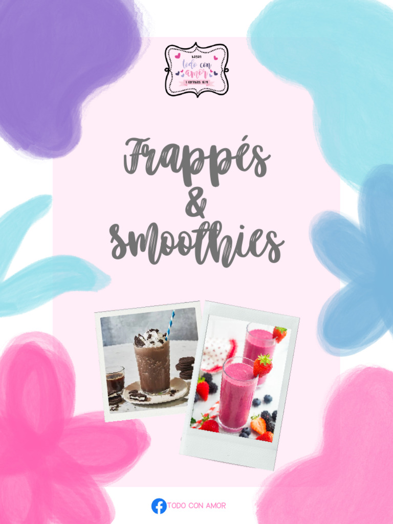 Recetario de Frappés y Smoothies | PDF | Zalamero | café