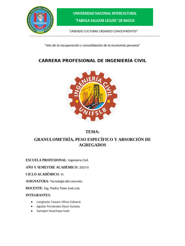 Tegnologia Del Concreto - Granu..., Pe y Ab | PDF | Hormigón | Absorción (Química)