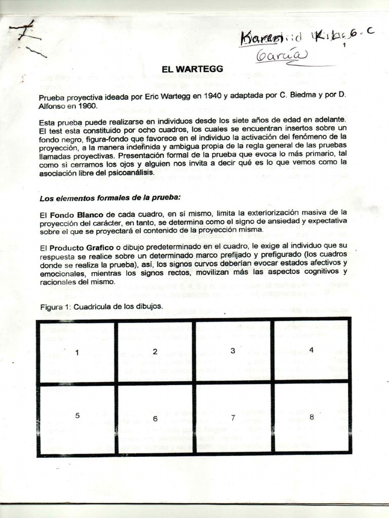 Manual Test de Wartegg | PDF