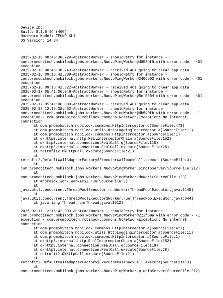 Nuovo Log1 | PDF | Java (Programming Language) | Domain Name System