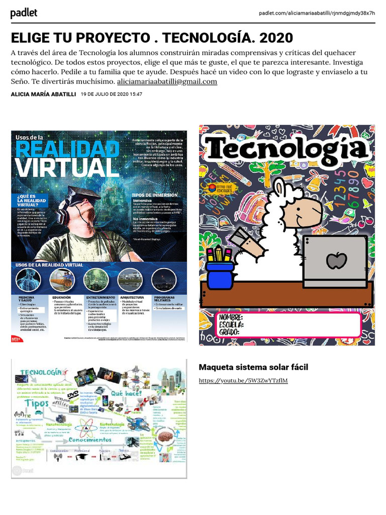 Tecnología. PDF Del Padlet. | PDF | Color | Motores