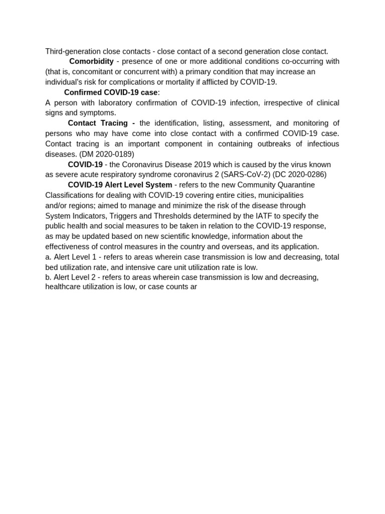 Understanding COVID-19 Contact Tracing | PDF