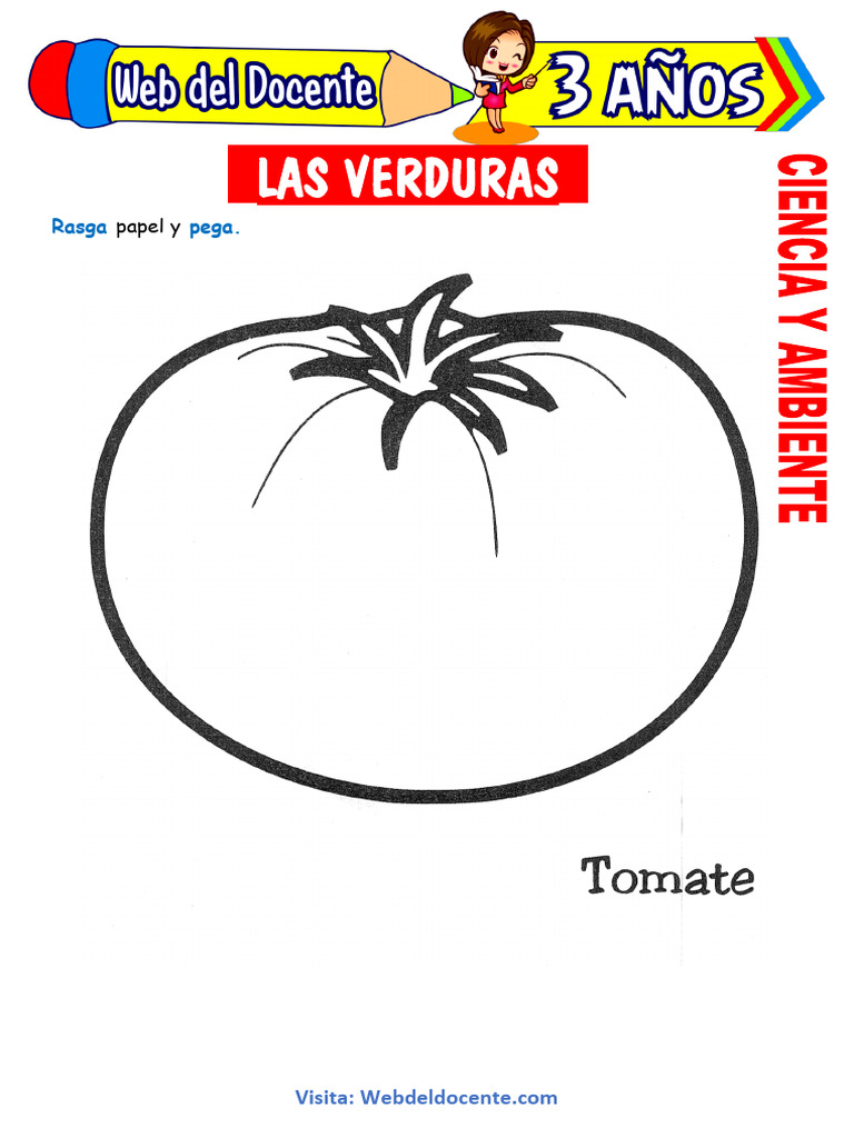 Las Verduras para Niños de 3 Años | PDF