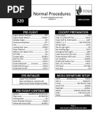 Airbus A380 Checklist | PDF | Cockpit | Transponder (Aeronautics)
