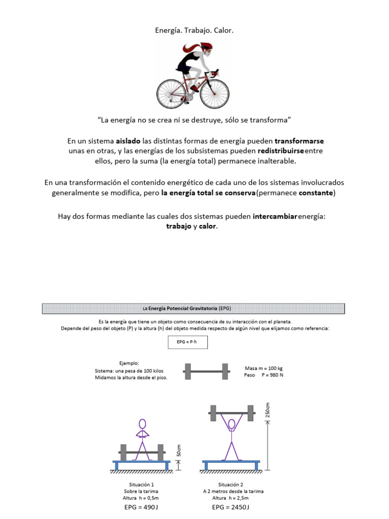 Conservación de Energía y Transferencias | PDF | Temperatura | Calor