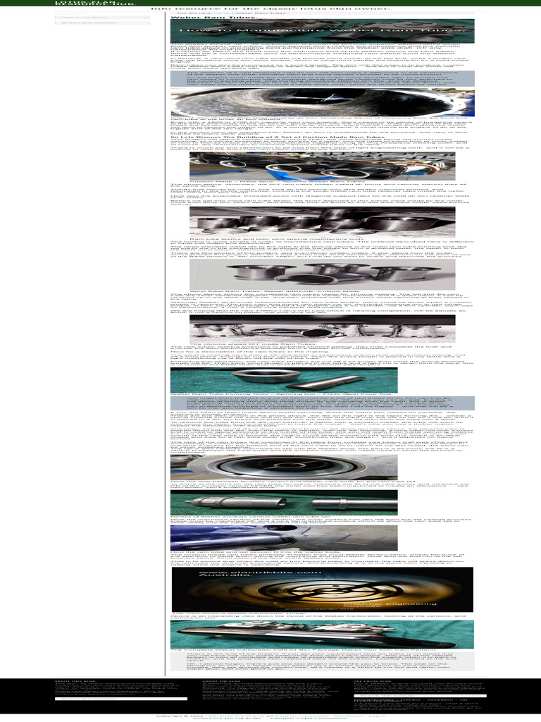 Elantrikbits Com Lotus Elan Blog Weber Ram Tubes | PDF | Mechanical ...