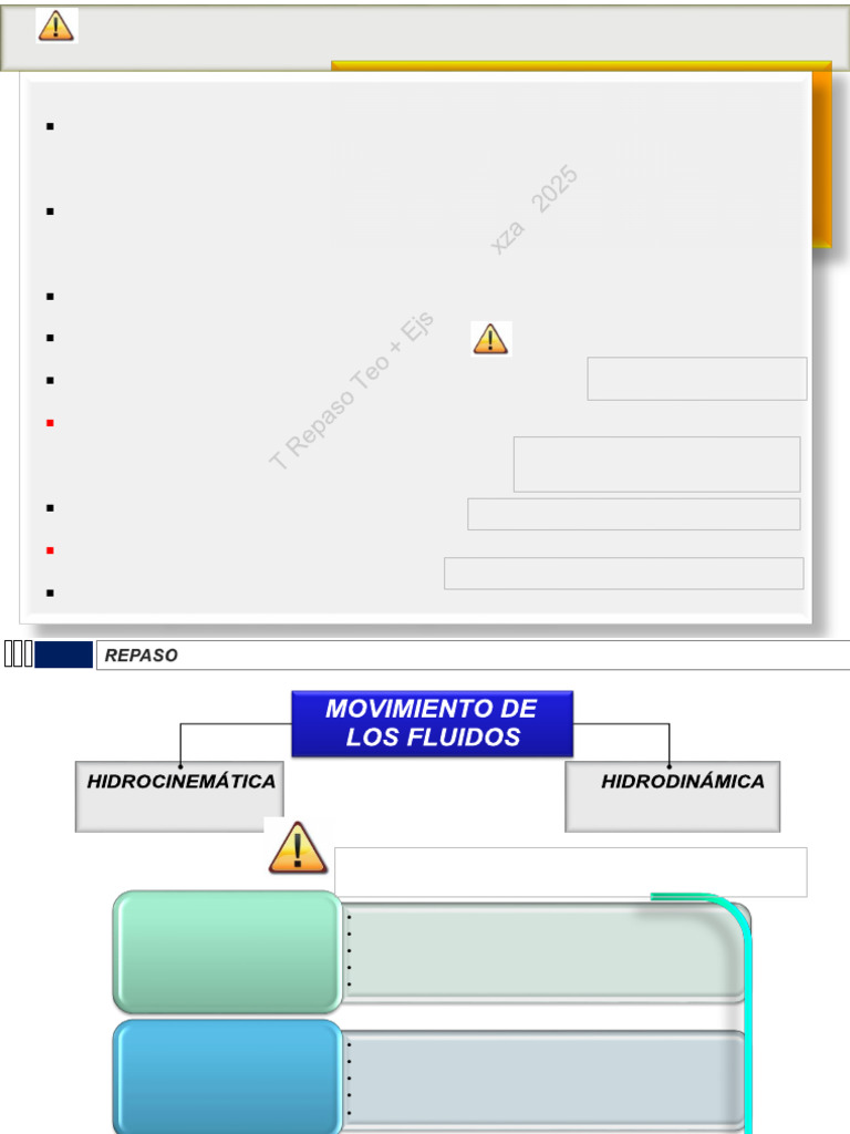 E6 T Repaso Ejs Clase y Guía | PDF | Tubería (transporte de fluidos) | Numero Reynolds