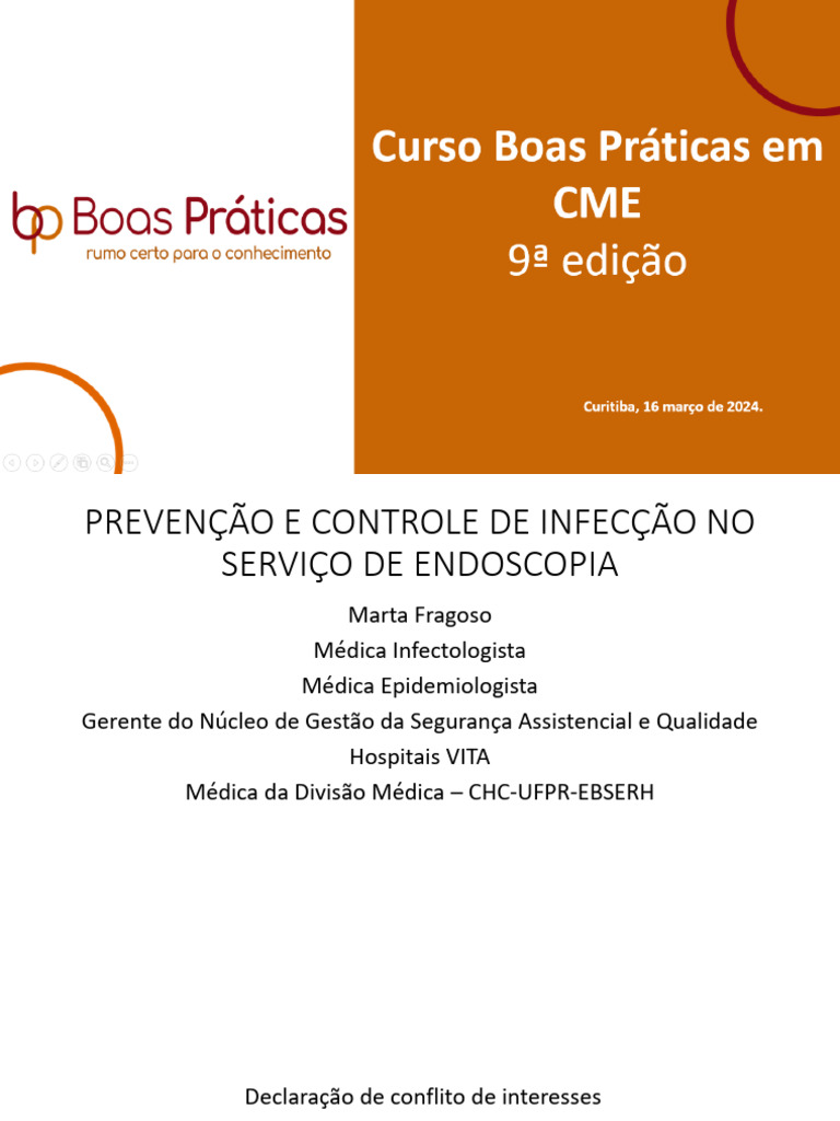 Controle de Infecções em Endoscopia | PDF | Colonoscopia ...