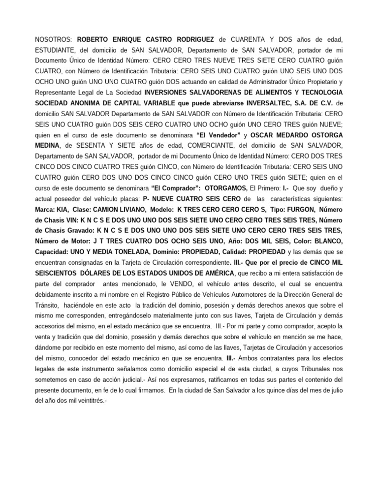 Enrique Modelo_documento_privado_legalizado_de_venta (1) (1)222 | PDF