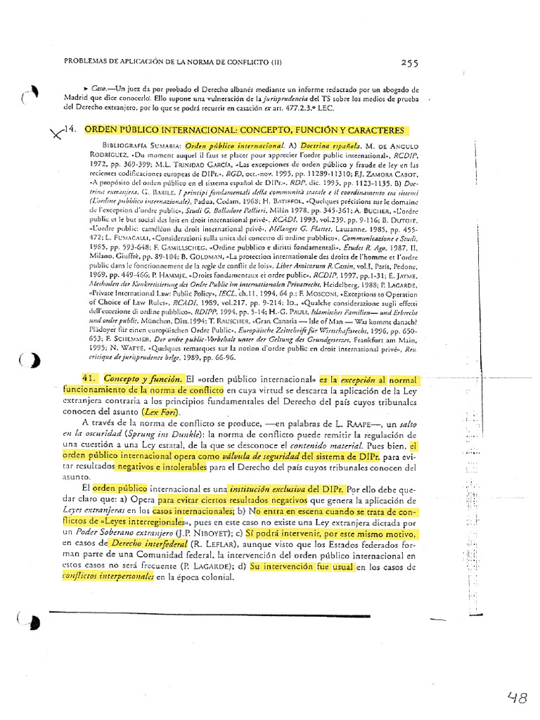 Orden Público Internacional en DIPr | PDF | Matrimonio | España