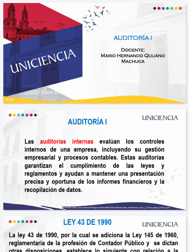 Presentación Auditoría A Partir de NIA y NIIF | PDF | normas ...