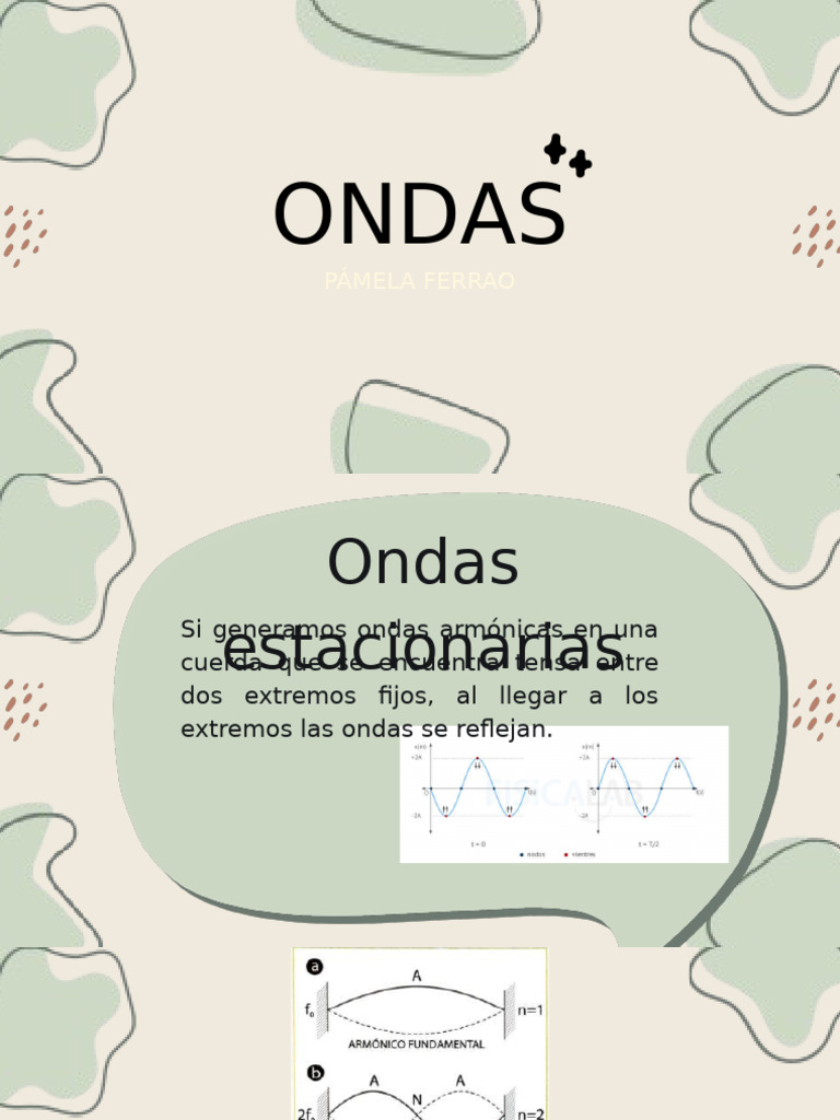 Presentación de Ondas Estacionarias | PDF
