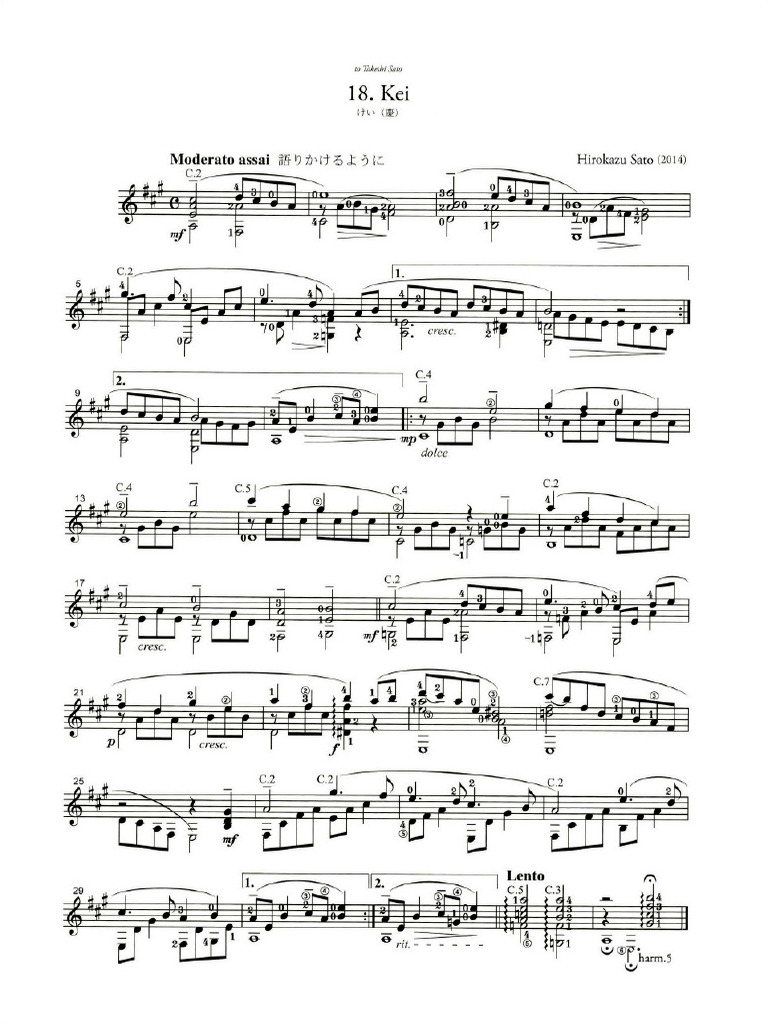 Kei - Hirokazu Sato | PDF