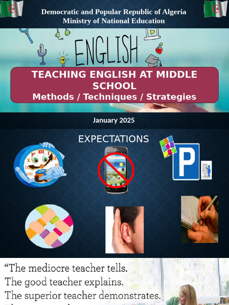 Teaching English at Middle School | PDF | Learning | Information