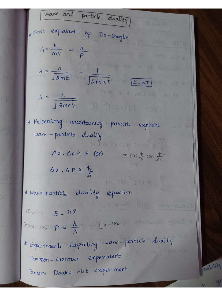 Wave Particle Duality | PDF