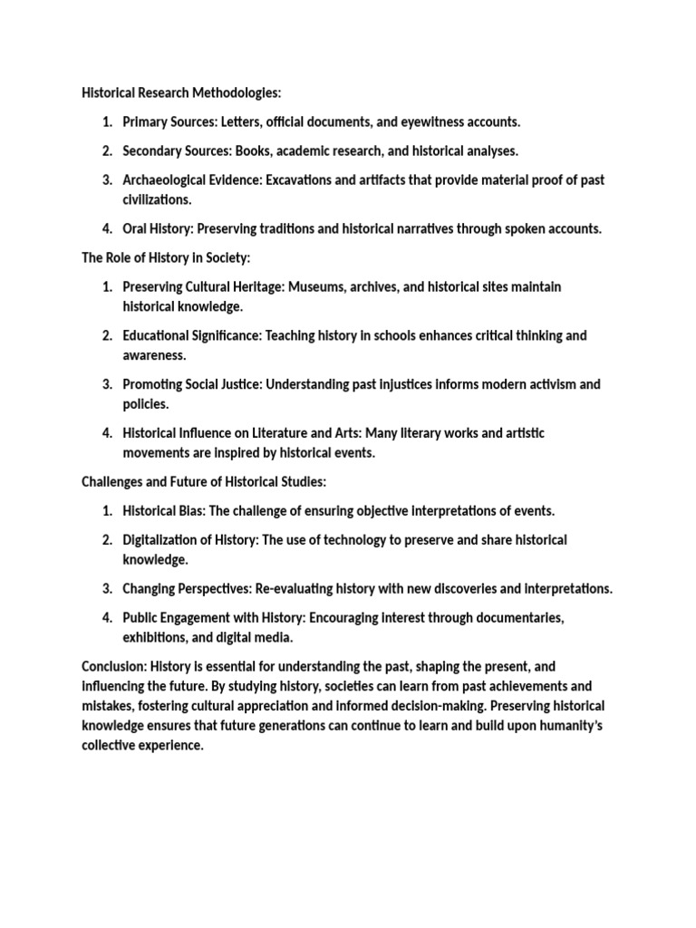 Historical Research Methods and Impact | PDF