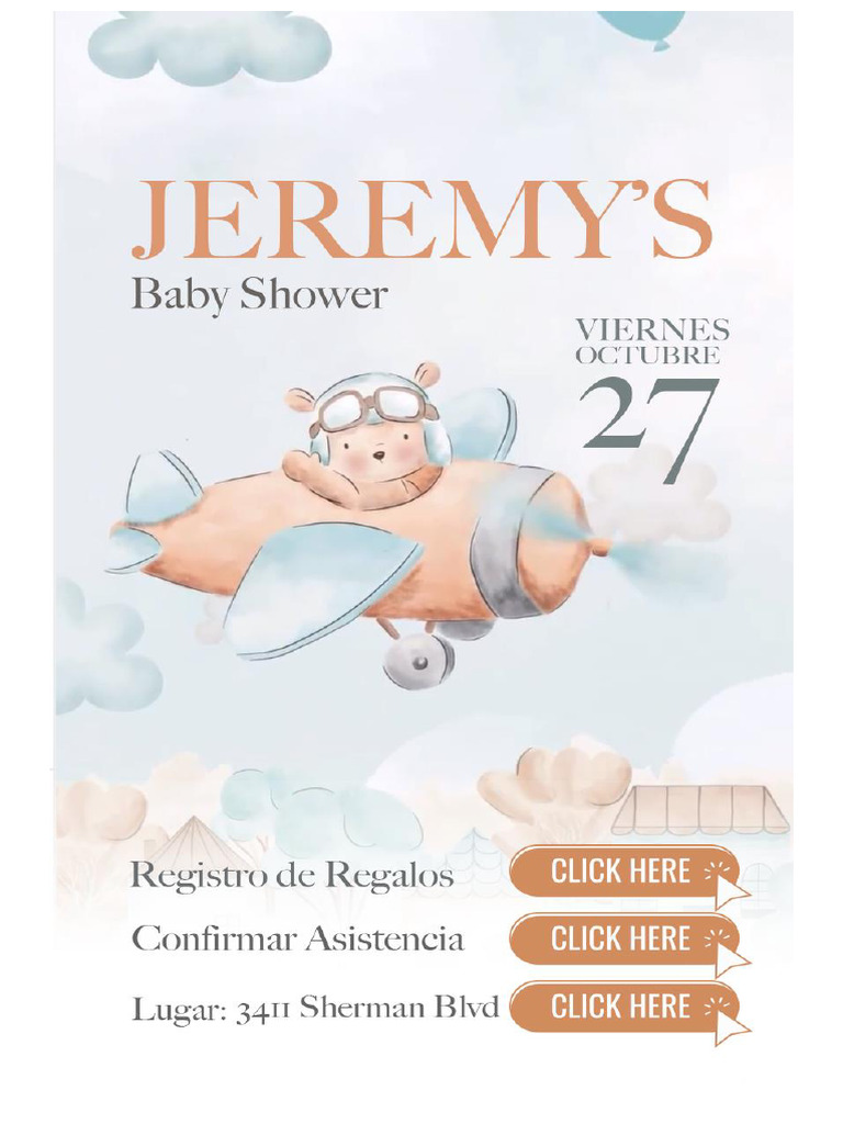Baby Shower for Jeremy | PDF