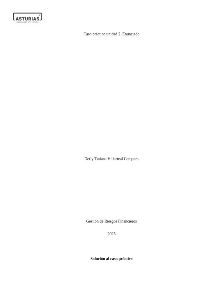 Caso Practico Unidad 2. | PDF