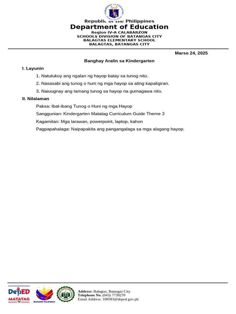 Final Demo Lesson Plan | PDF