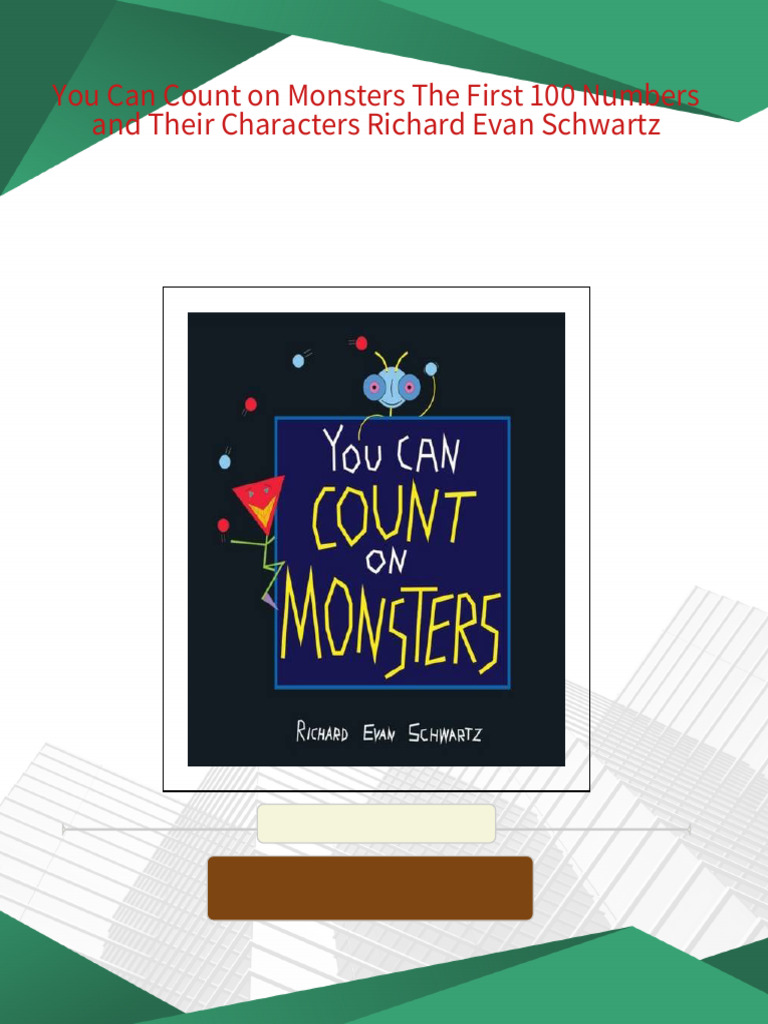You Can Count On Monsters The First 100 Numbers and Their Characters ...