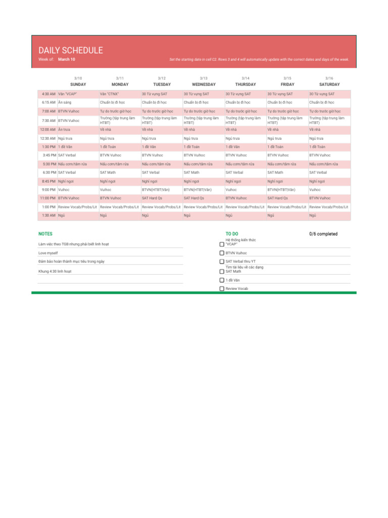 Schedule | PDF
