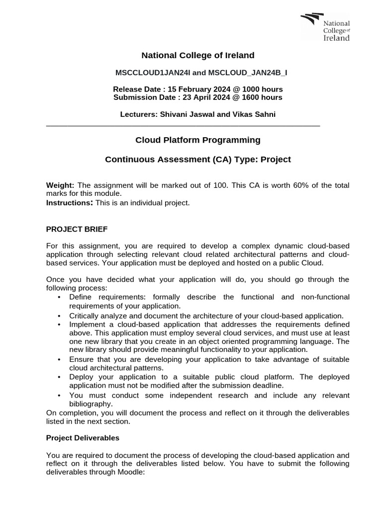 CPP Project Brief Draft_Sem2_2024 | PDF | Library (Computing) | Source Code