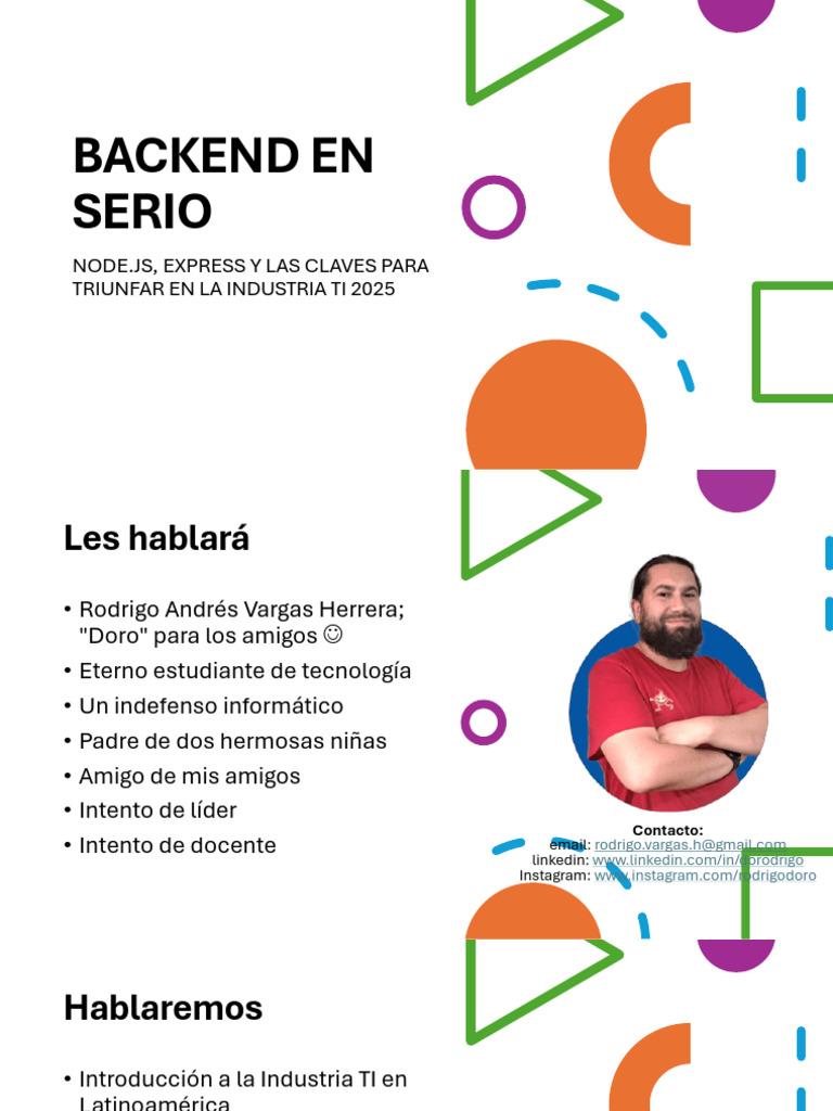 Backend en Serio | PDF | Tecnologías de la información | Ingeniería de Sistemas