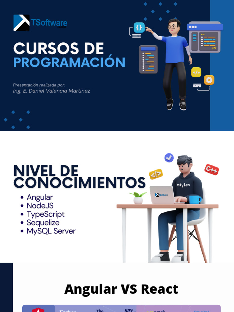 Curso Free de Programacion - Angular, NodeJS, Typescript, MySQL Server y Flowbite | PDF
