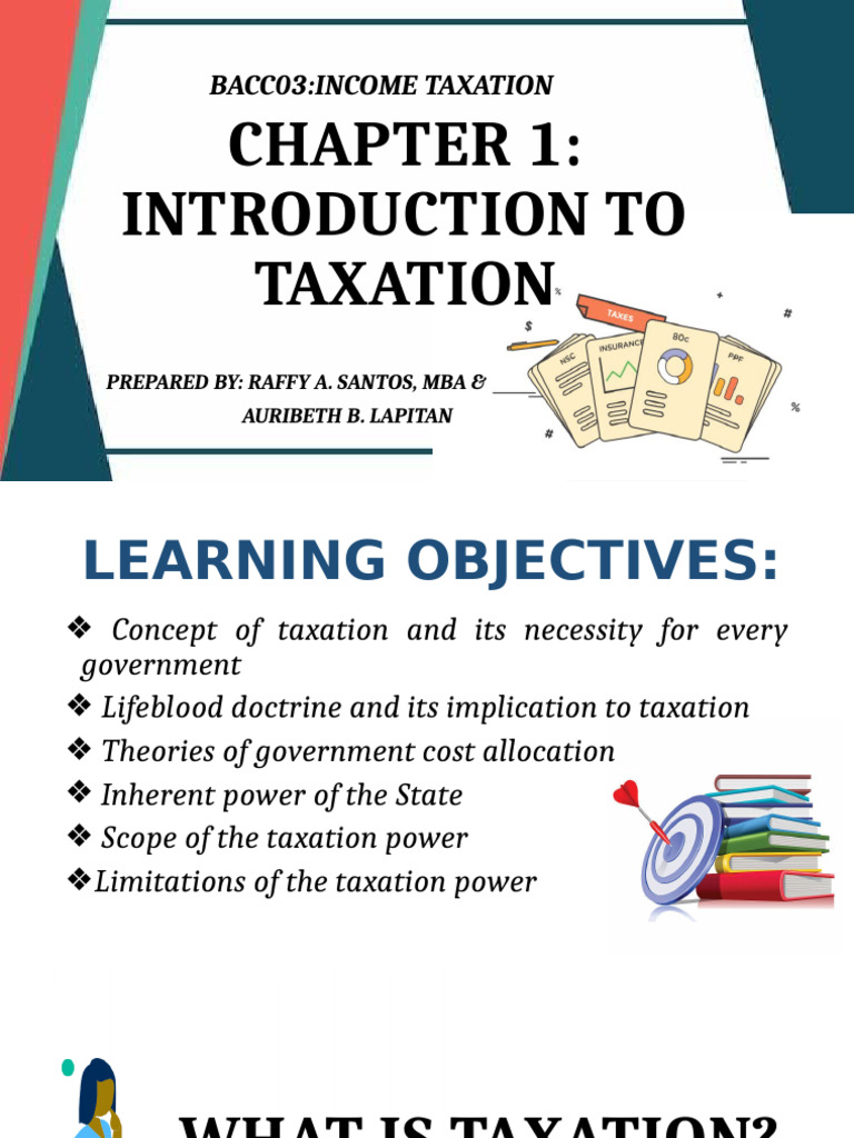 Introduction to Taxation Concepts | PDF | Taxes | Tax Exemption