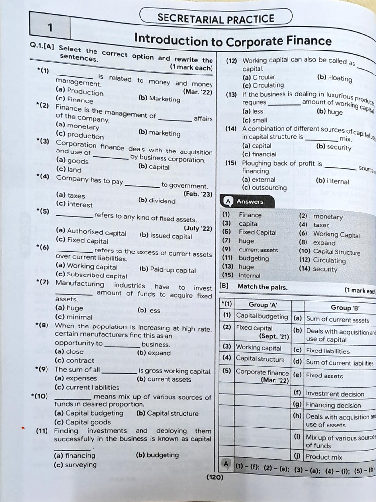 Syjc SP All CHP Objectives | PDF