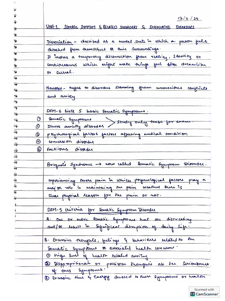Abnormal Psych Unit 1 | PDF