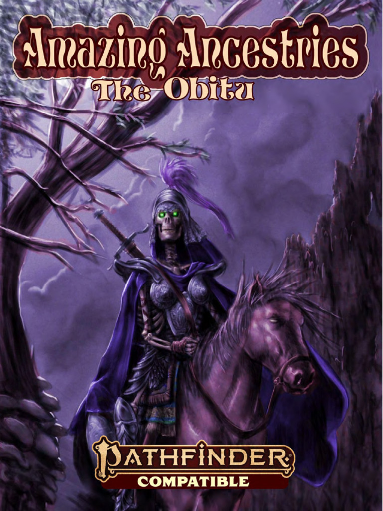 Obitu: Unique Race for Pathfinder 2E | PDF | Derivative Work | Copyright