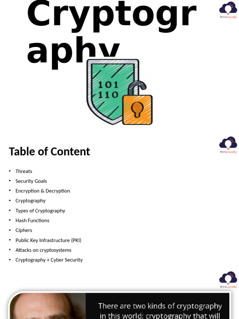 Module 03 Cryptography MB - HJ | PDF | Cryptography | Encryption