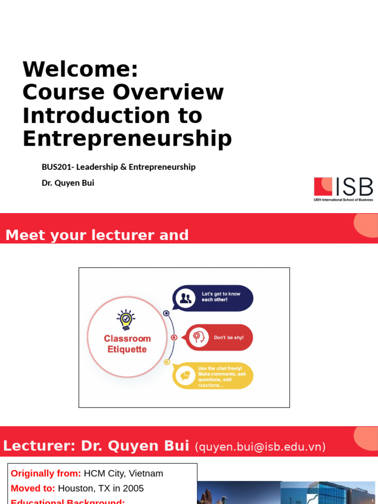 Week 1 Lecture Slides (Offline) | PDF | Entrepreneurship