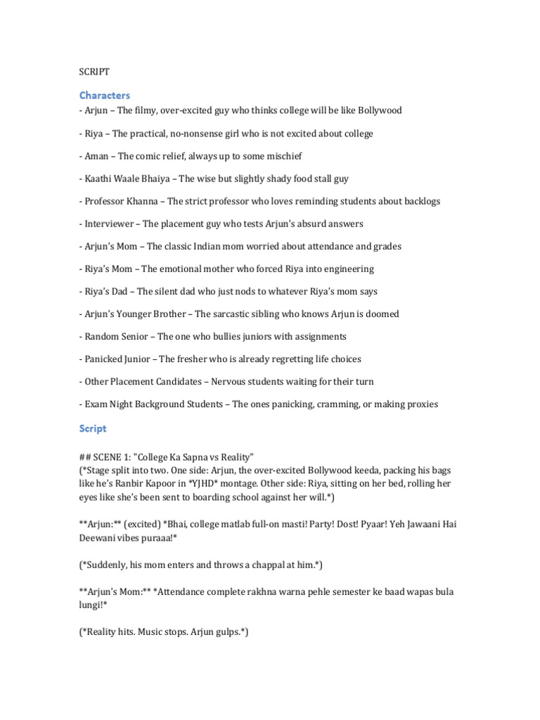 Bennett Diaries Updated Script 2 | PDF | Cinema Of India