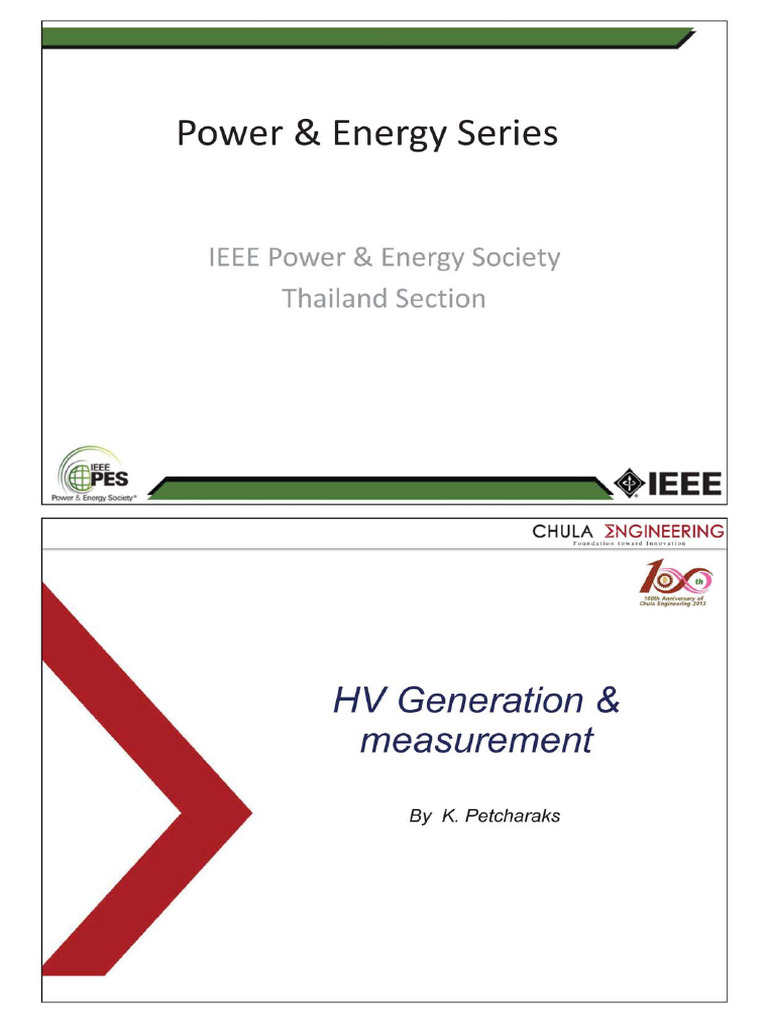 3 HV generation & measurement Dr Komson | PDF
