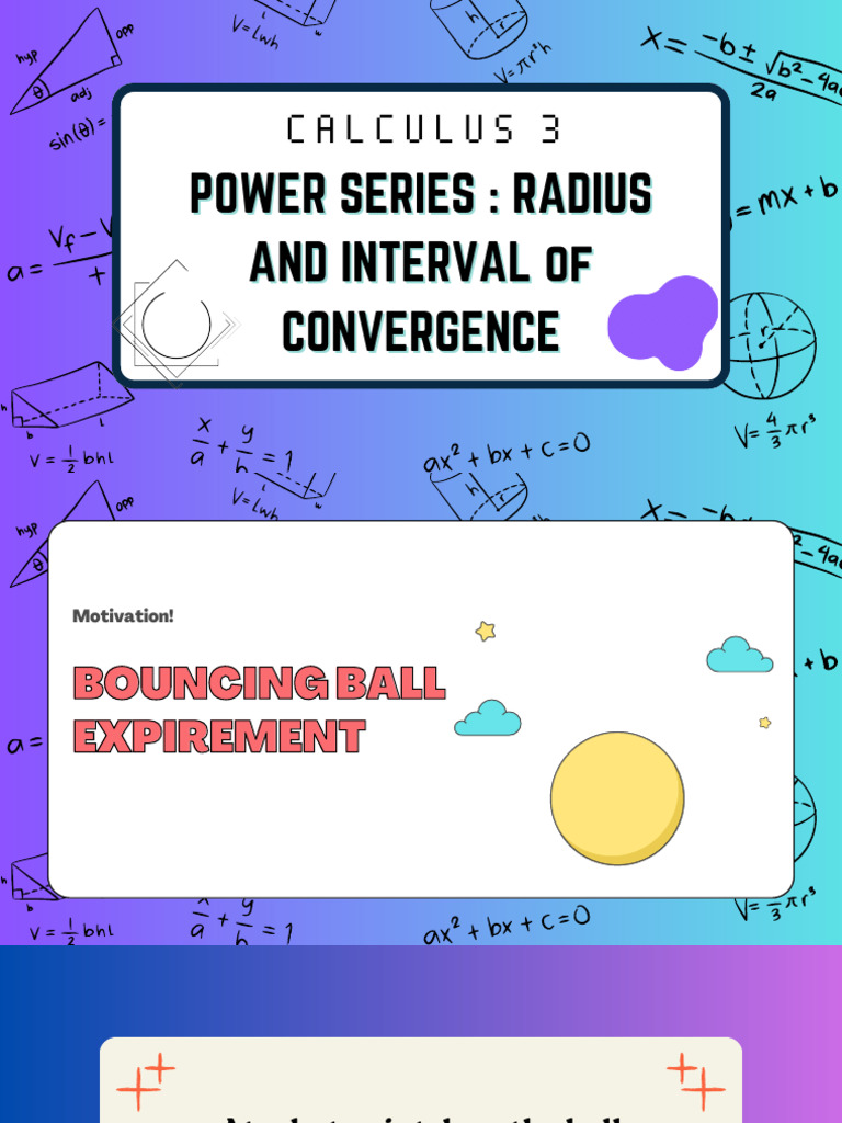Power Series - Radius & Interval of Convergence | PDF