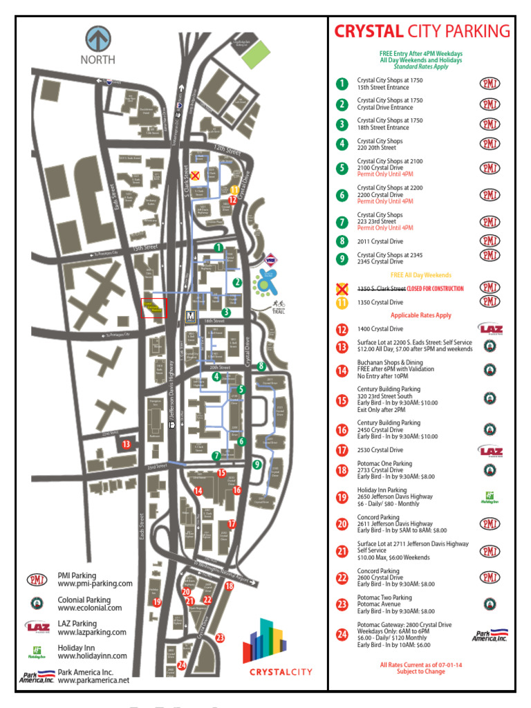 Crystal City Parking Information | PDF | Hospitality Industry | Hotel