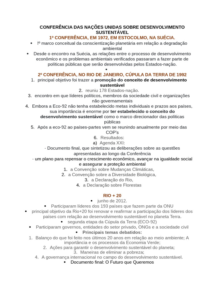 Acordos e Tratados Internaci0onais | PDF | Convenção-Quadro das Nações ...