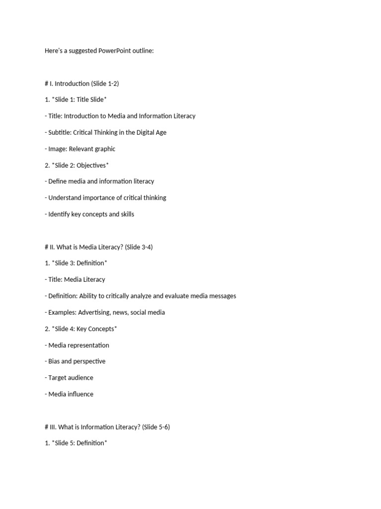 Media and Information Literacy Guide | PDF