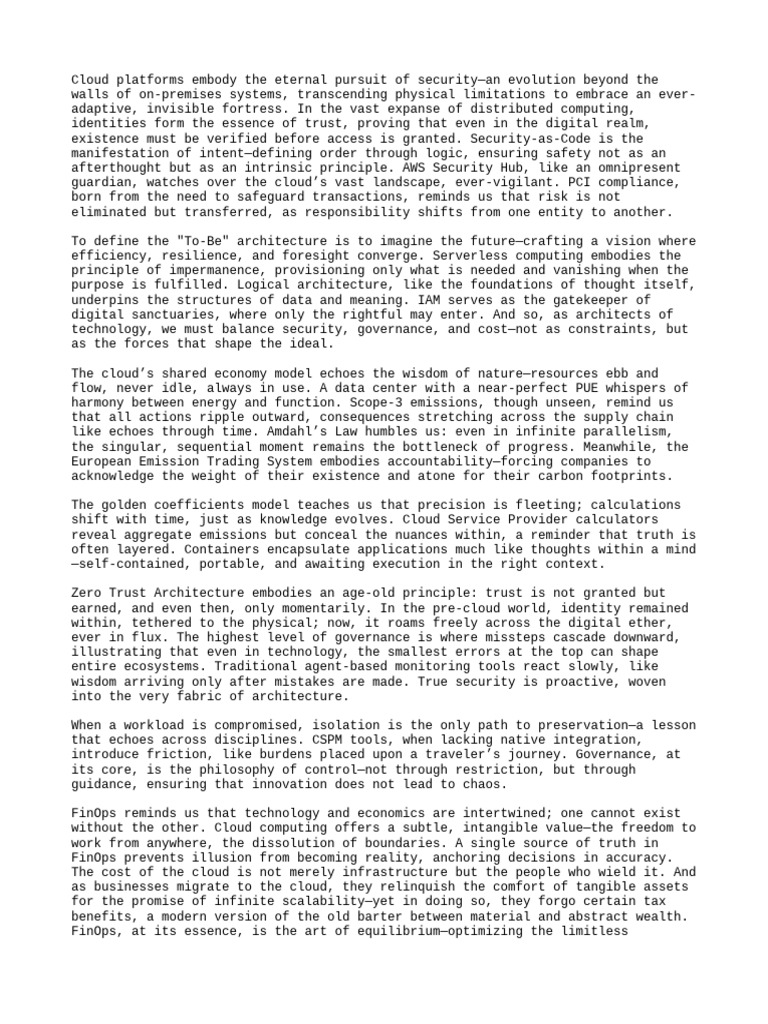 Cloud Security and FinOps Insights | PDF | Cloud Computing