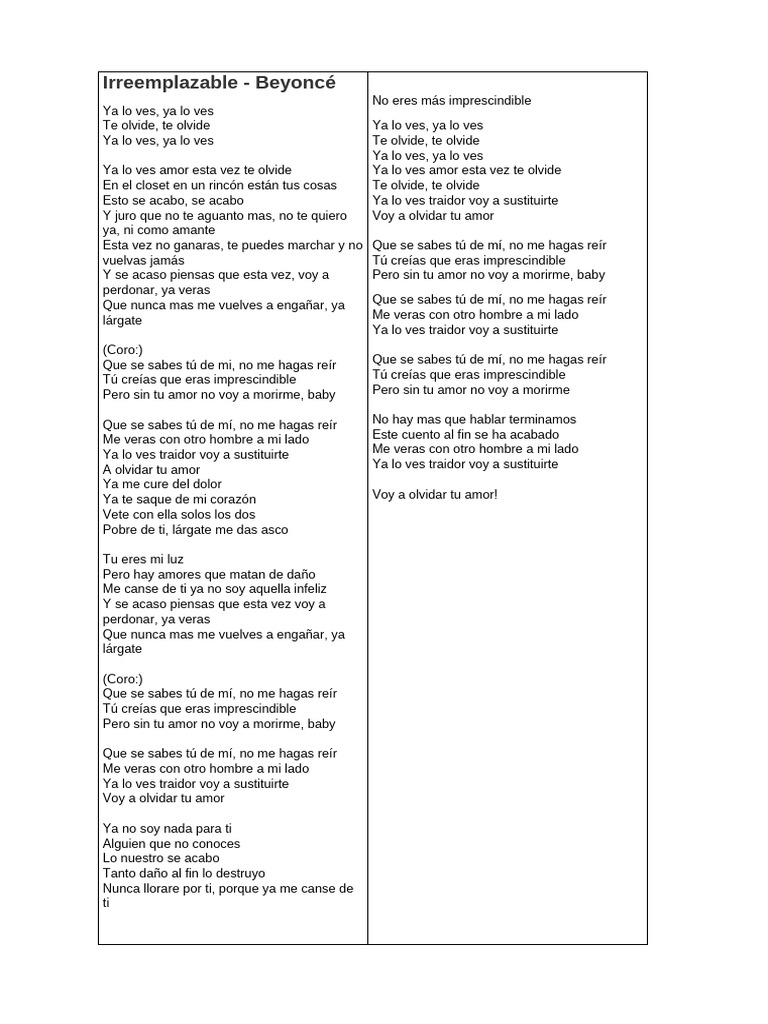 Música Irreemplazable | PDF