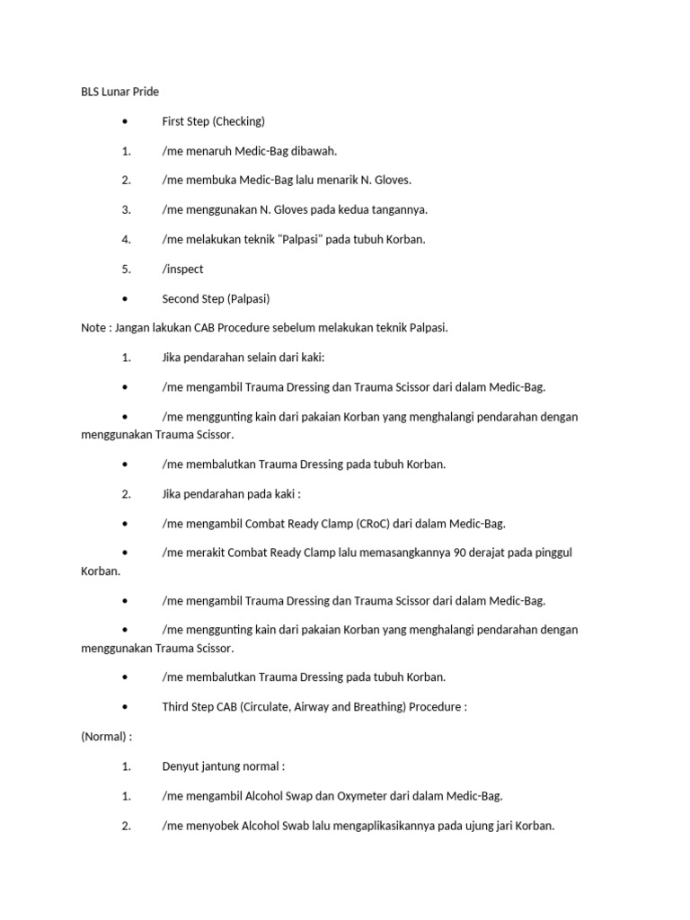 Panduan Penanganan Medis Darurat | PDF