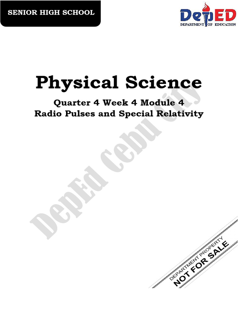 Quarter4 - Week4 - Module4 - PHYSICAL SCIENCE - SecondEdition | PDF ...