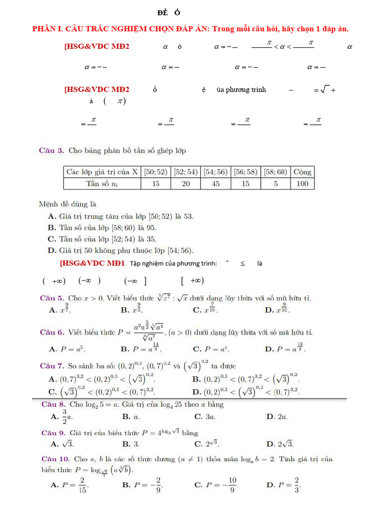Đê Sô 2 HSG 11 CTM | PDF