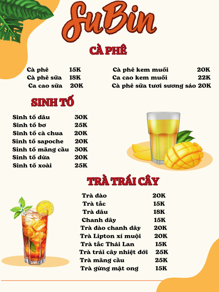 Menu SUBIN (1) | PDF