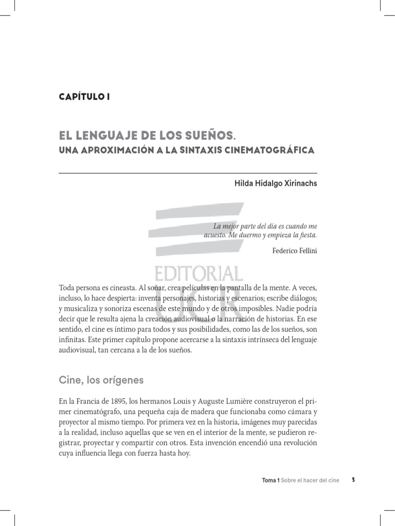 Hidalgo. El Lenguaje de Los Sueños | PDF | Sonido